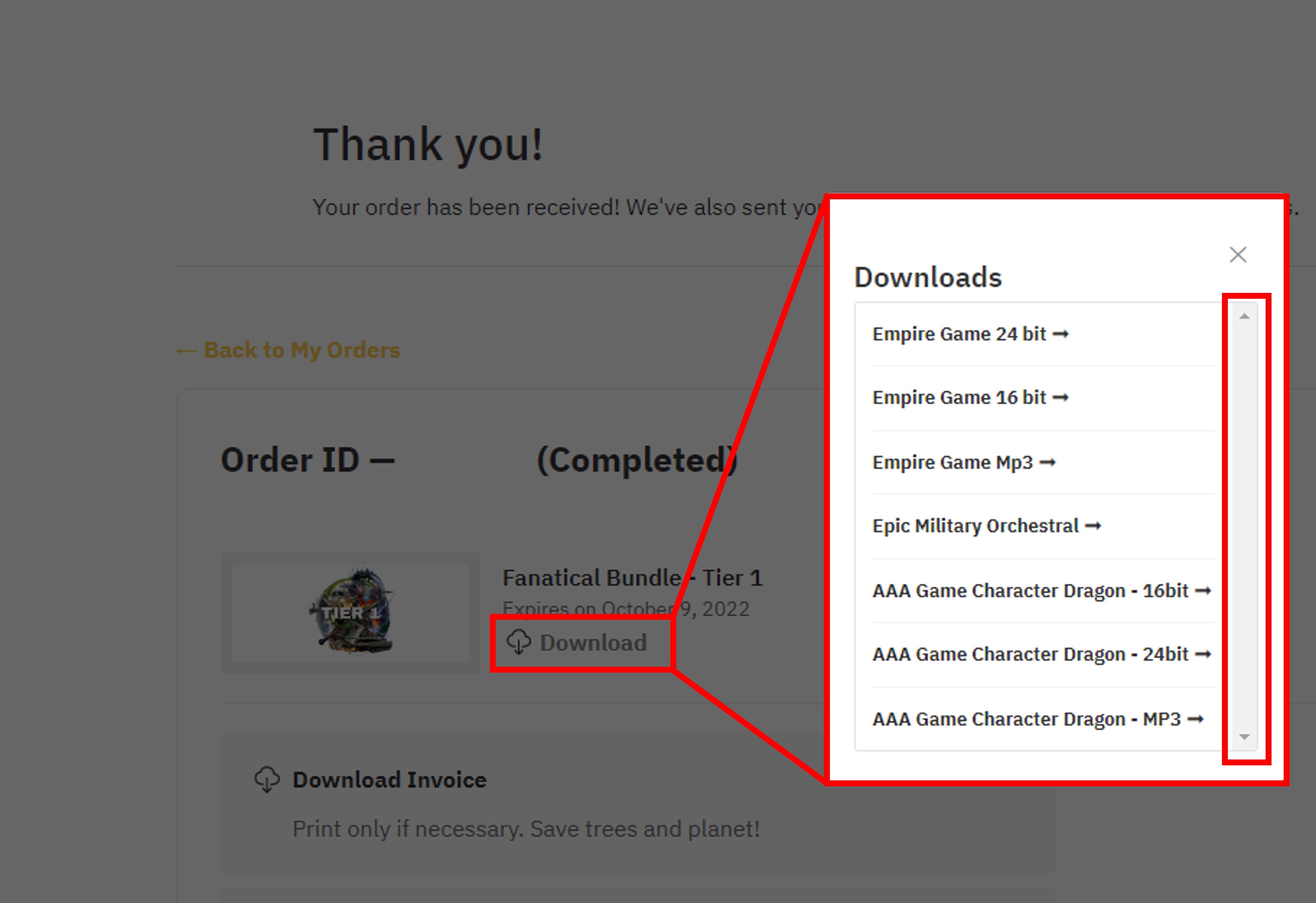 How do I redeem my Epic Game Character Voices & Sounds 2 Bundle – Fanatical.com Customer Services