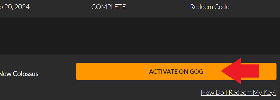 GOG Keyless Activation Instructions – Fanatical.com Customer Services