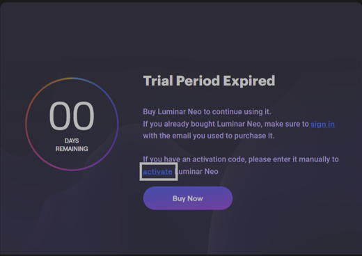 Activating your 'AI Powered Photo Editing with Luminar Neo Bundle ...